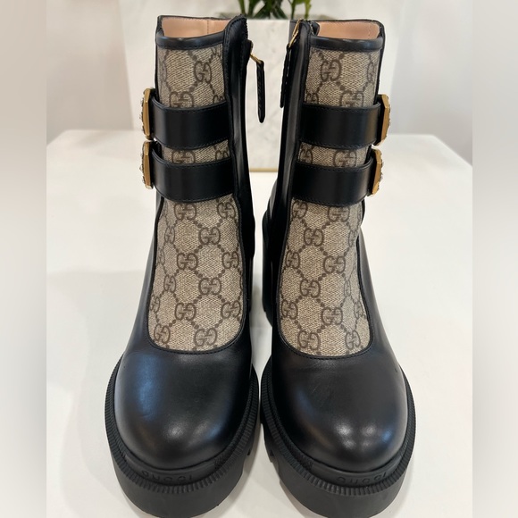 Gucci | Shoes | Gucci Gg Buckles Ankle Boots | Poshmark